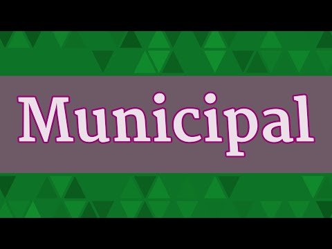 MUNICIPAL pronunciation • How to pronounce MUNICIPAL