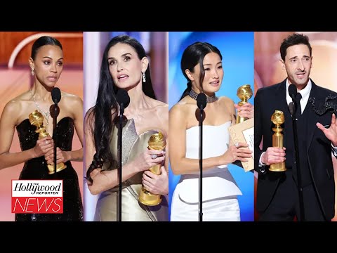 Golden Globes 2025: 'Emilia Pérez' Wins Big, Demi Moore's Emotional Speech & More | THR News