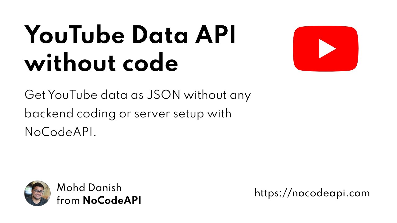 Setup YouTube Data API without code - #youtube #data #api