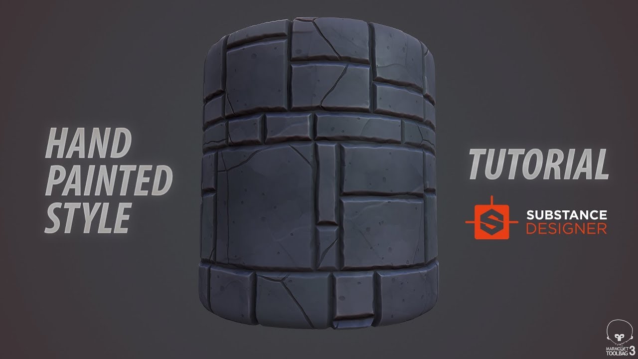 Substance Designer Tutorial - Handpainted Style Tile