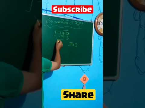 squareroot of 729 part 2 #squareroot #squareroottricks #youtubeshorts #shorts #youtube #viralshorts