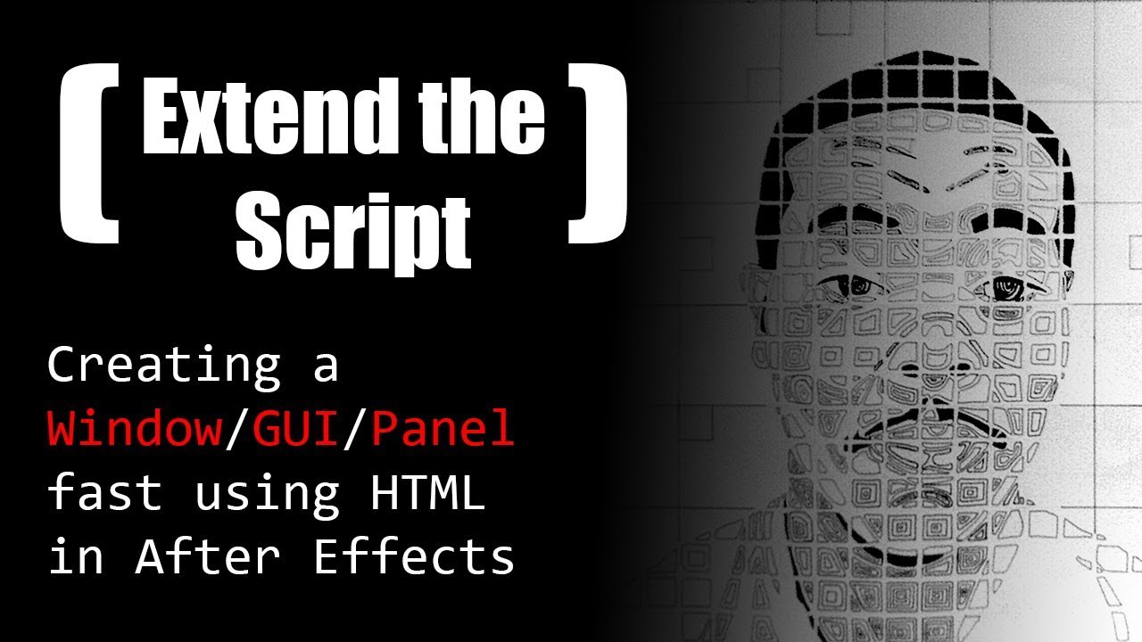 Create A Window Gui Panel Fast Using Html In After Effects Extendscript Bloggerbeans