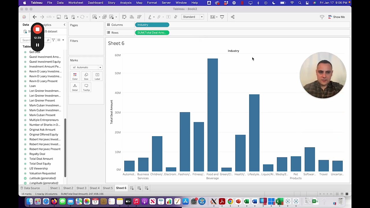 Business Analytics Module 5: Exploring Data with No Code - Tableau