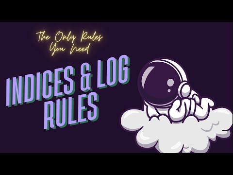 Rules of Indices and Logarithms | A Level Maths P3 / O Level/GCSE Add Maths