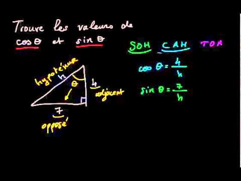 Calculer le sinus, le cosinus ou la tangente d'un angle d'un triangle ...