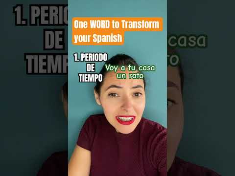 This Four-Letter Word Will Transform Your Spanish - Learn Spanish #learnspanish