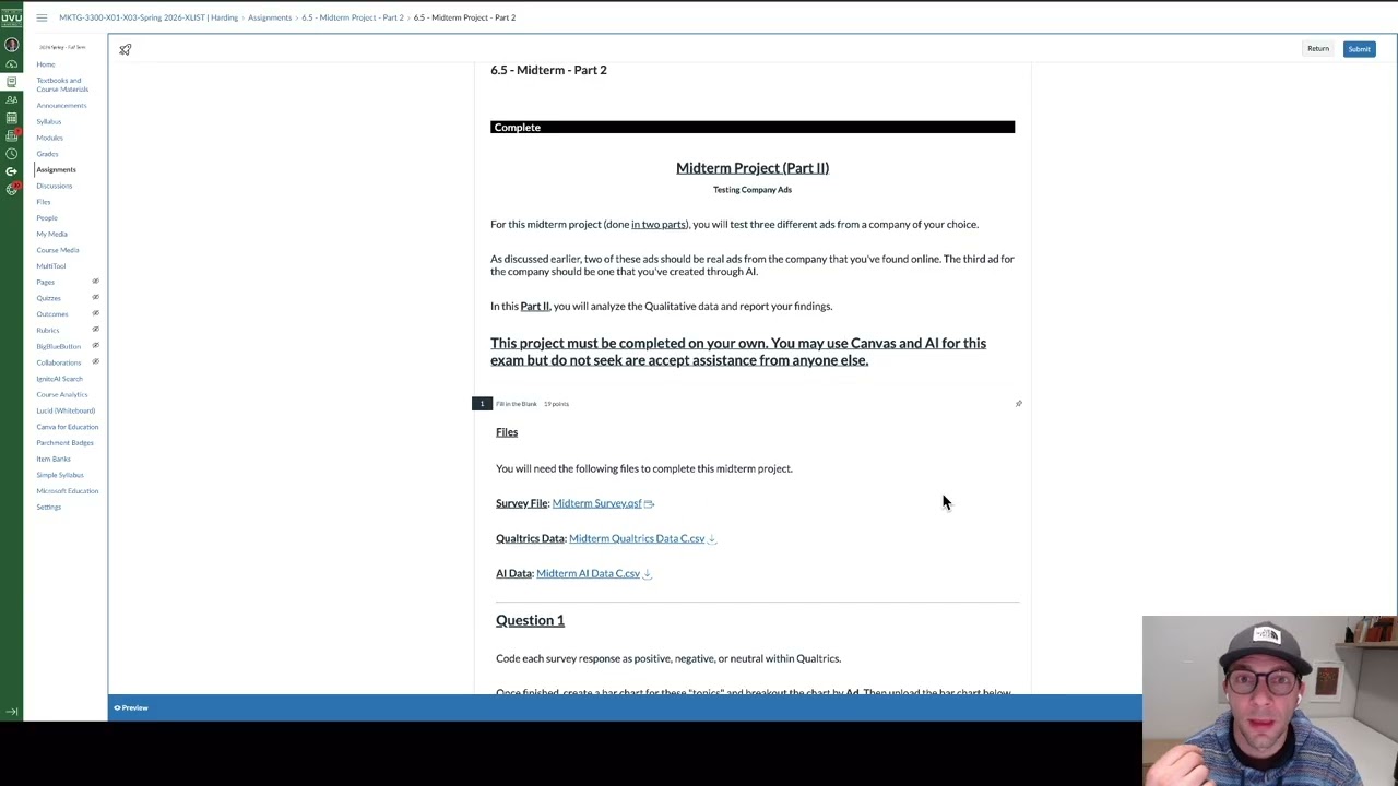 Midterm Part II Instructions