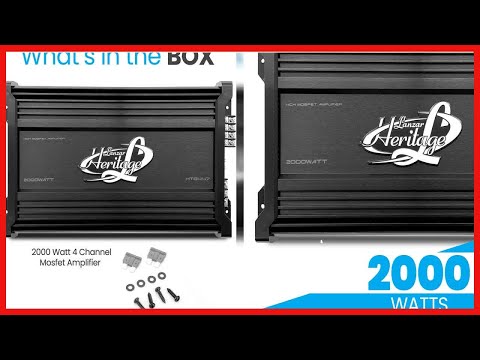 Great product - Lanzar HTG447 2,000-Watt 4-Channel Mosfet Amplifier
