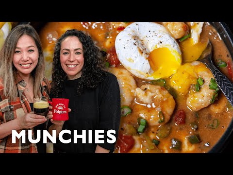 Coffee-Infused Shrimp Étouffée with Farideh & Helen