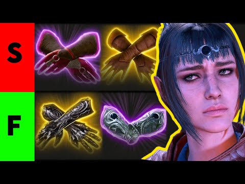 Baldur's Gate 3 BEST GLOVES / HANDWEAR Tier List