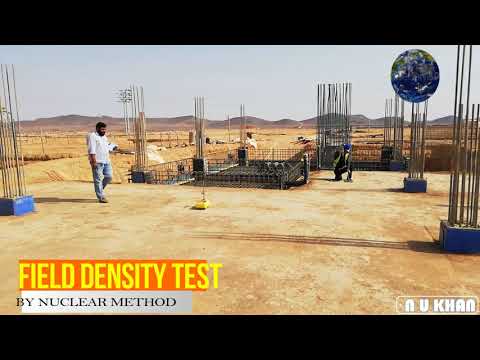FIELD DENSITY TEST ''''COMPACTION TEST''' BY NUCLEAR METHOD