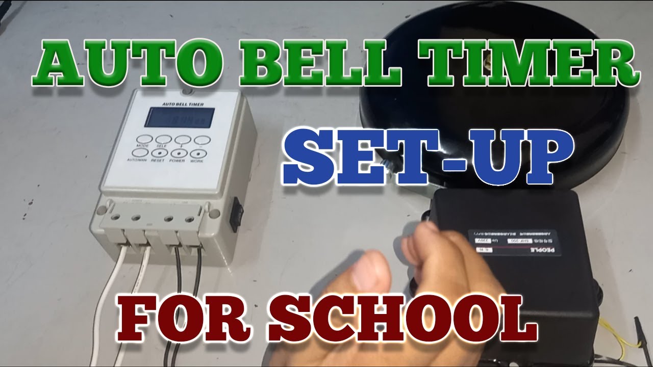 Set-up Auto Bell Timer for School etc.