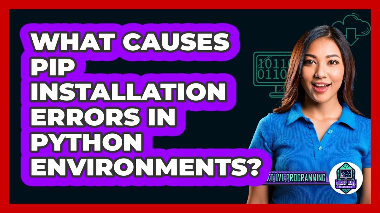 What Causes Pip Installation Errors In Python Environments? - Next LVL Programming