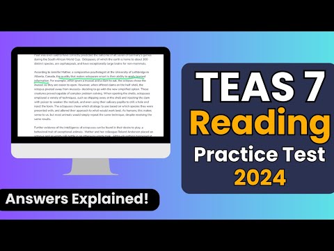 TEAS Reading Practice Test Walkthrough: (2024 Updated)