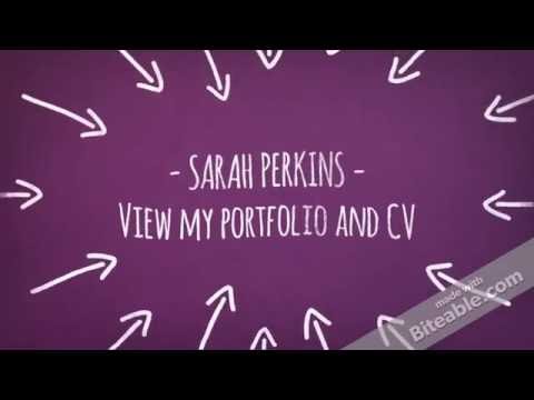 Sarah Perkins Animated CV