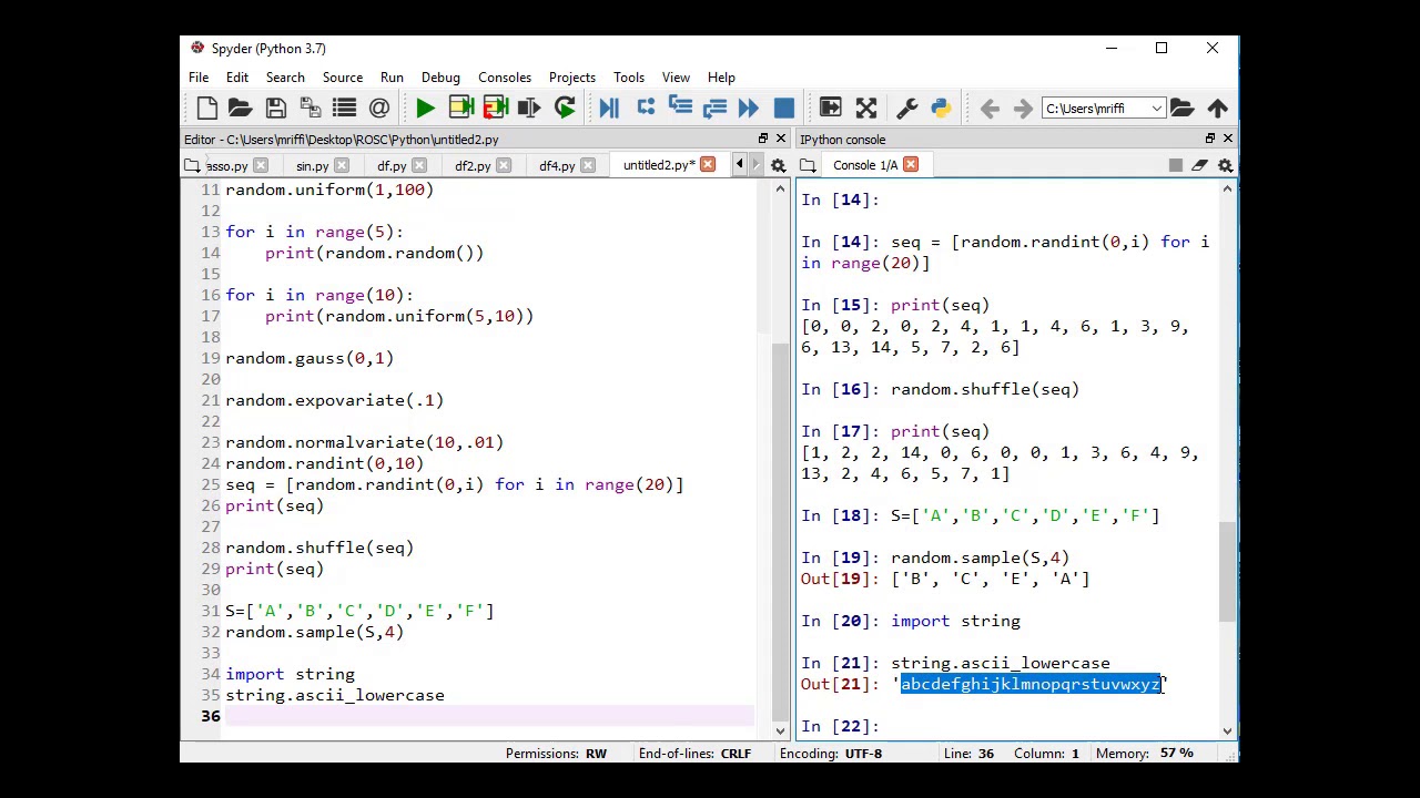 Simulation Using Python (Part I)