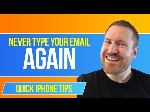 How to avoid typing long email addresses on your iphone or ipad ever again