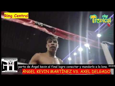 Axel Delgado noquea en el 4 round a Kevin Martínez