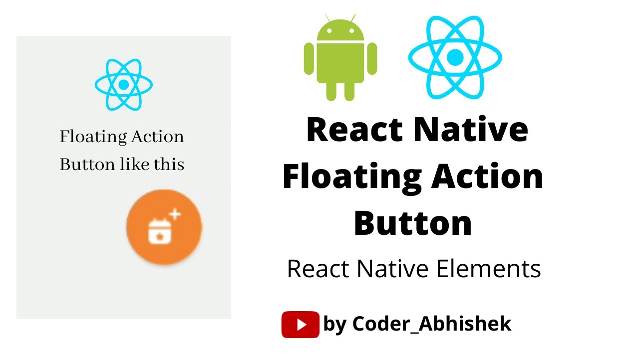 React Native Tutorial: Floating Action Button | React Native Animated | React Native Element 2022-23