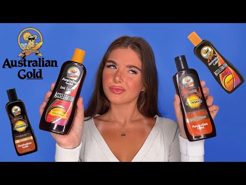 AUSTRALIAN GOLD TANNING LOTION REVIEW 😱 | REVIEWING THE BEST TANNING LOTIONS TO GET TANNED FAST