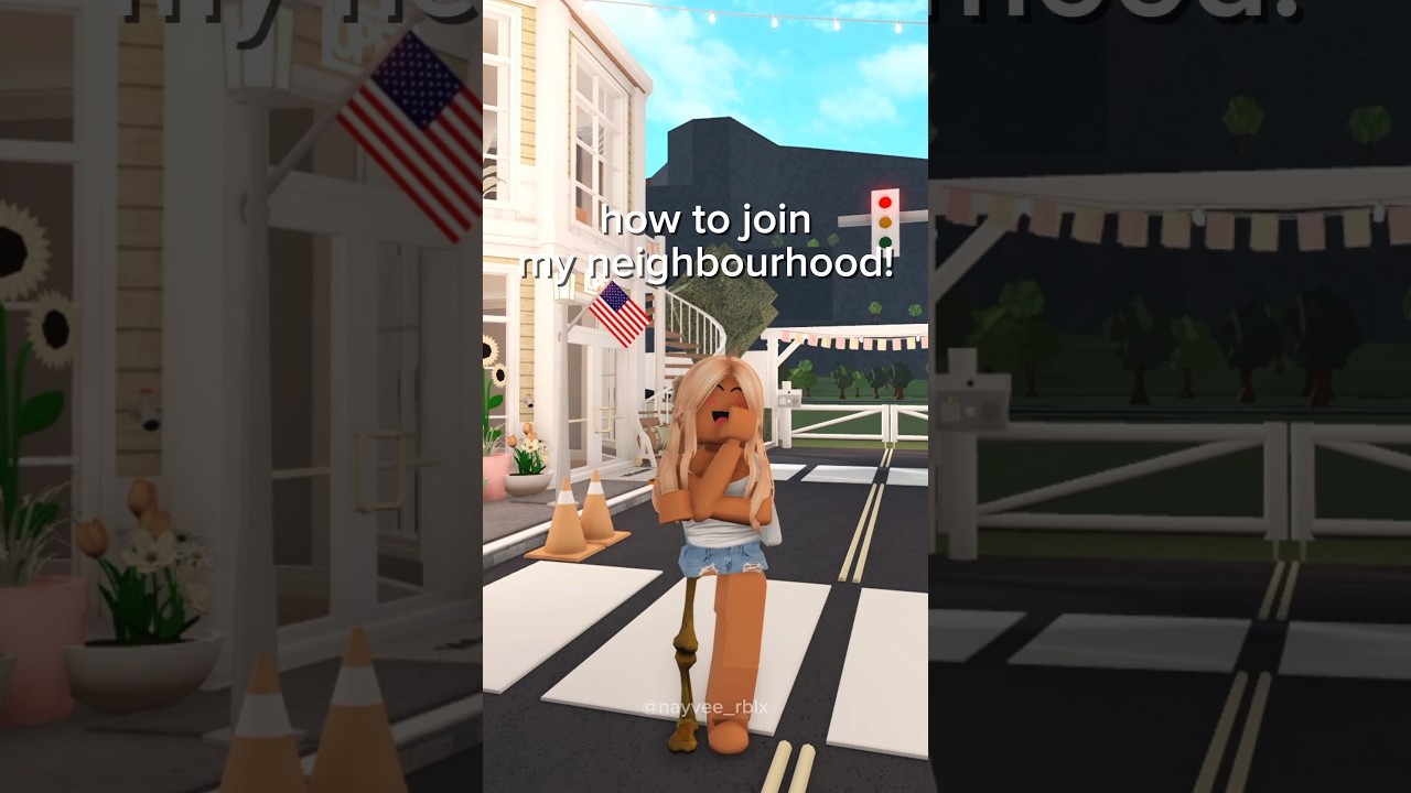 ☀️ ~ || how to join my NEIGHBOURHOOD!! 🌊 || #roblox #bloxburg #welcometobloxburg  #nayvee_rblx