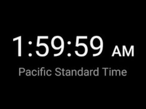 Watch the Time Change on Daylight Savings 2022 (March 13, 3AM PST)