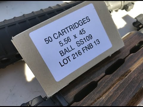 5.56x45mm, 62gr M855/SS109, FN Herstal, Velocity Test