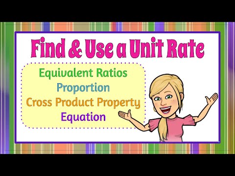 How to Find & Use Unit Rate | 7.RP.A.1 💚💙