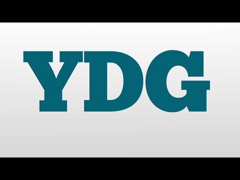 YDG meaning and pronunciation