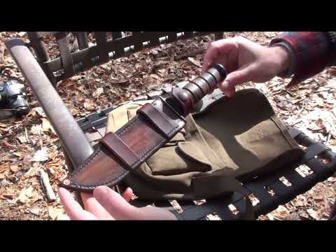 Scout Style Ka bar Sheath