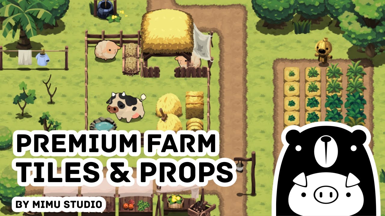 Unity3D | MiMU Studio | Premium Farm Tiles And Props