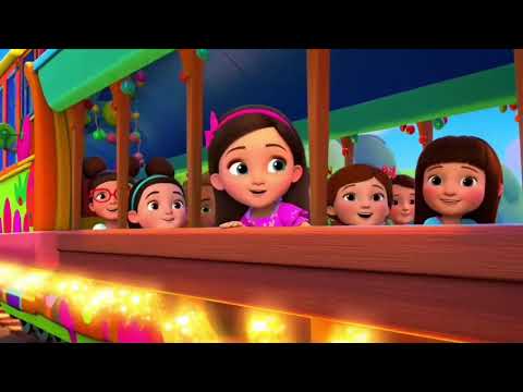 🚂 The Train on the Track | Fun Kids Poem & Song 🚂