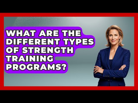 What Are The Different Types Of Strength Training Programs? - The Cycling Junkies