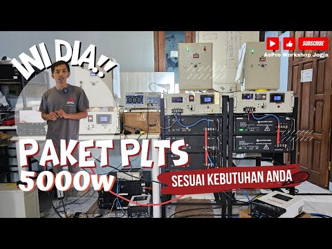 3 PAKET PLTS OFF-GRID 5.000W || SESUAIKAN KEBUTUHAN ANDA
