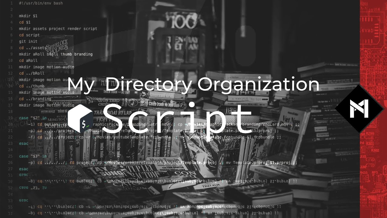 My Directory Organization Bash Script