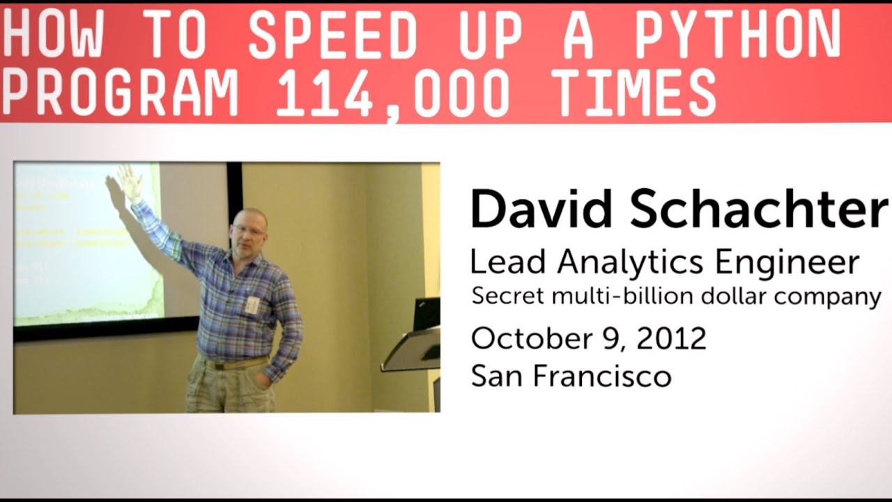 How to Speed up a Python Program 114,000 times.