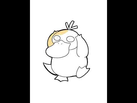 Pokemon Drawing / Psyduck drawing / Psyduck coloringpages