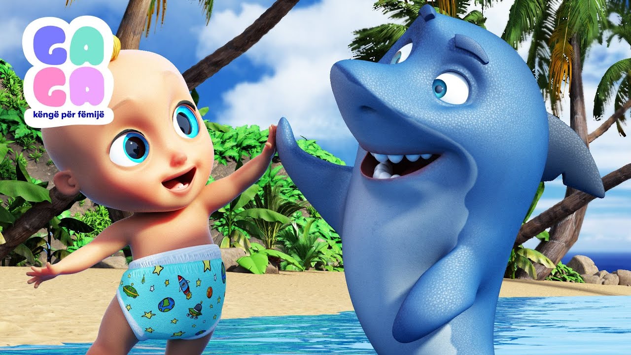 🦈 Bebi i vogël -  24 minuta me këngët më të mira për fëmijë | Ga Ga Këngë për fëmijë