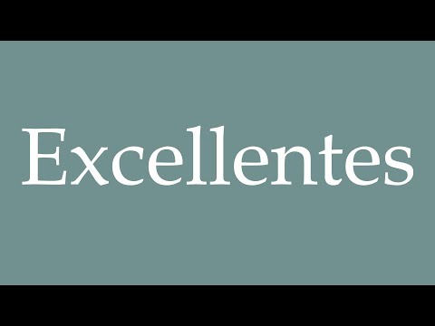How to Pronounce ''Excellentes'' (Excellent) Correctly in French