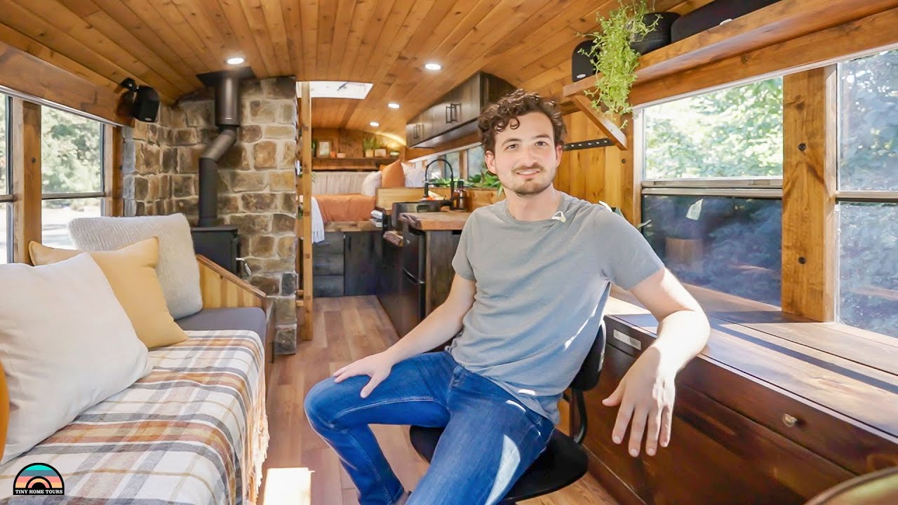 This High-Tech Mobile Home Has a Cozy Aesthetic and Doubles as a Music ...