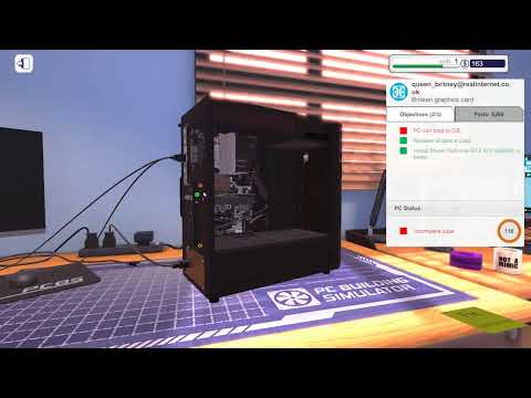 PC Building Simulator While Fortnite Downloads Pc stream test