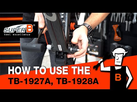 How to Use the TB-1927A, TB-1928A B.B. removal tool?