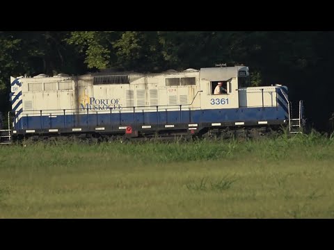 UNION PACIFIC DRONE VIEWS in OKLAHOMA and KANSAS! Port Muskogee railroad and UP Clinton Sub!