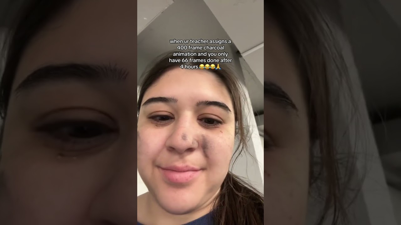 craziest art school assignment so far 😭