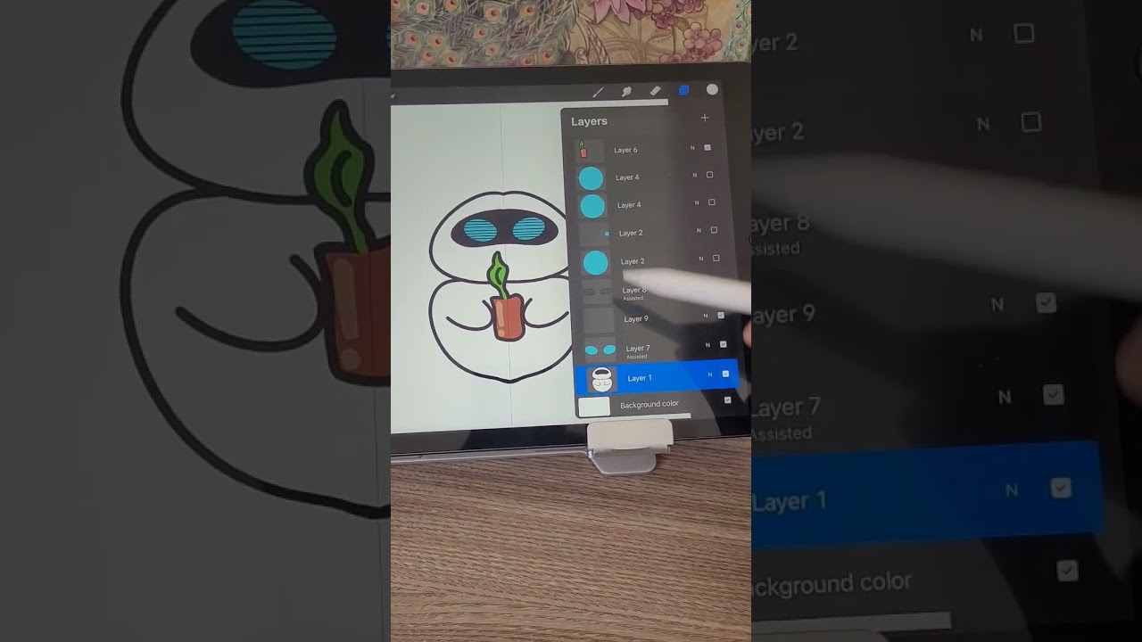 How To Make A Transparent Background In Procreate Easy!