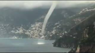 Video - Tromba marina in Costiera Amalfitana - Ottopagine.it Salerno