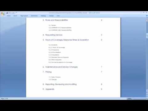 Service Level Agreement