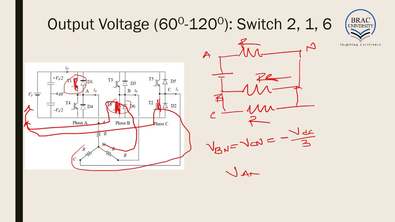 Lecture 23 - Three Phase Square Wave Inverter