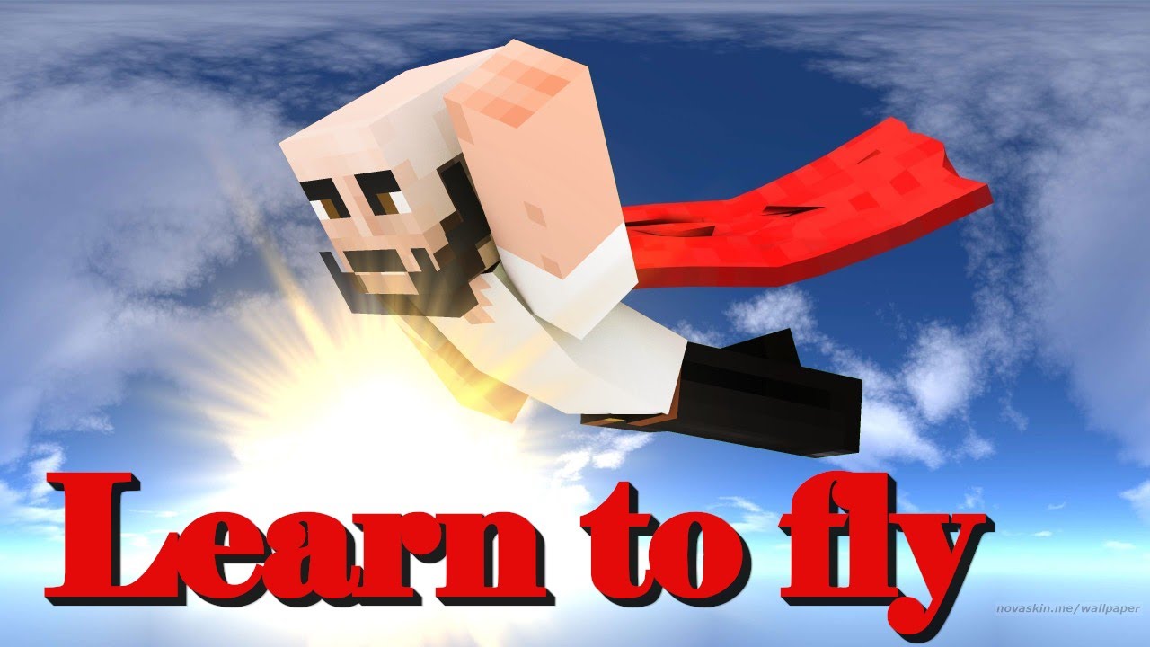 Flying trick in Minecraft with Paper and Spigot plugin