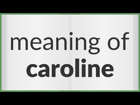 Caroline | meaning of Caroline